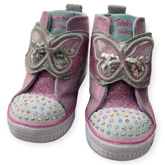 Skechers | Shoes | Nwob Skechers Twinkle Toes 5 Butterfly Flutter ...